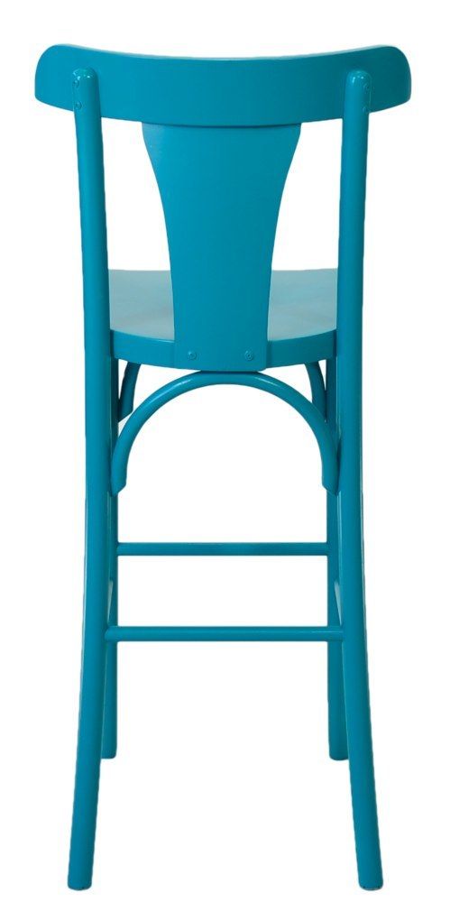 Banqueta Anatômica Alta com Encosto - Azul Turquesa + Cores - Cidade ...